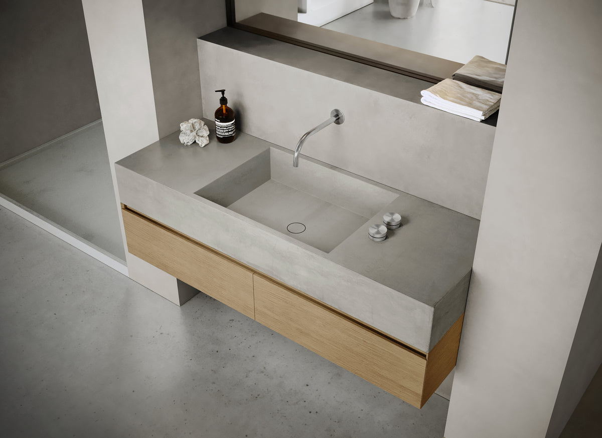 Wall-Mounted Washbasin 140cm: MSN Basin 140 ’??? COCOON
