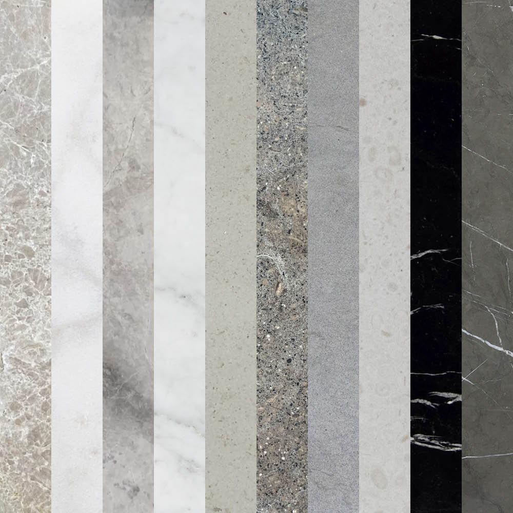 Natural Stone Materials Sample Set – COCOON