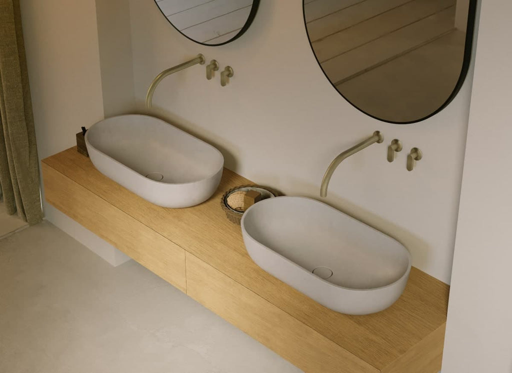 Lightweight Concrete Washbasin Oval: Zen Basin – COCOON